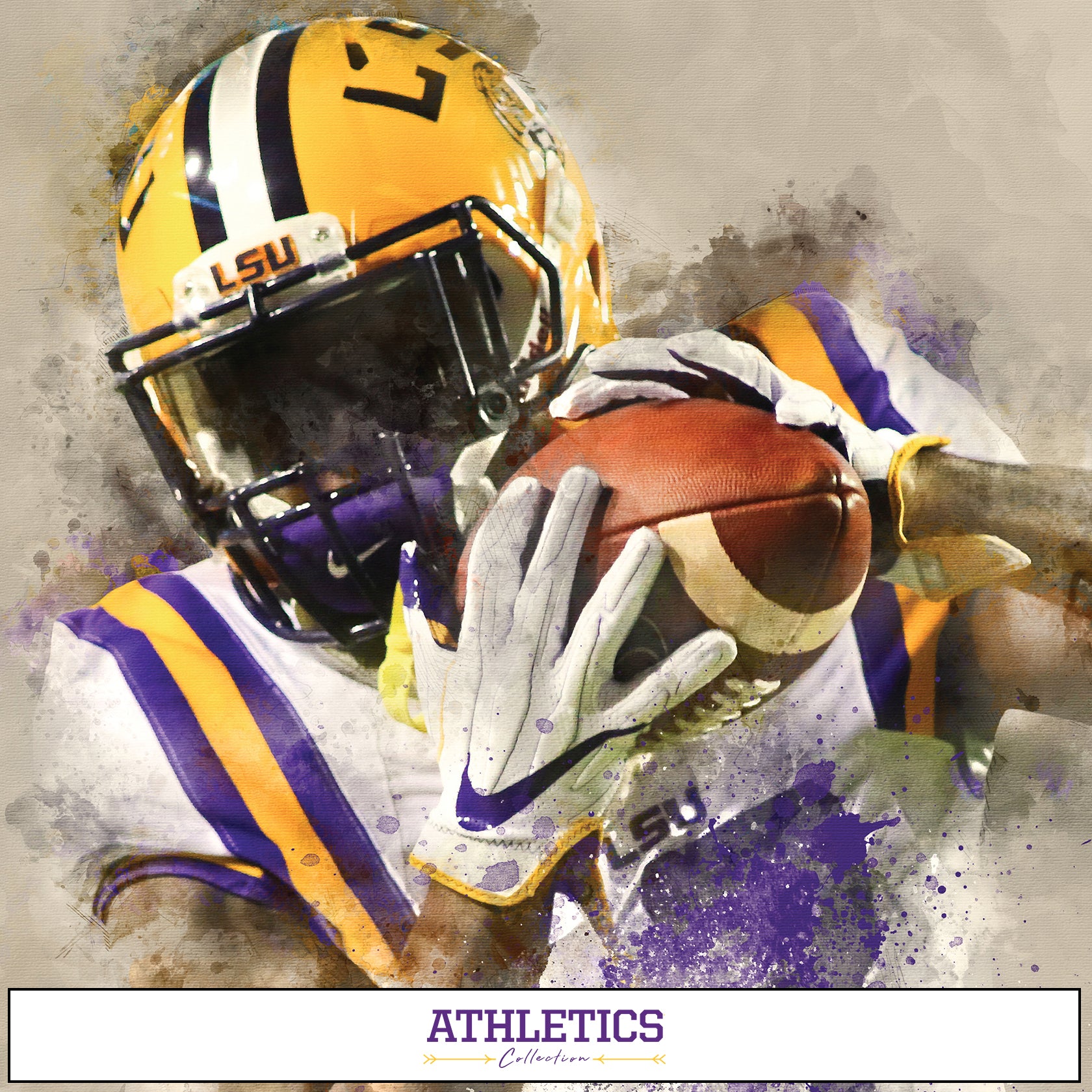 College Wall Art - Show Your Love For The LSU Tigers