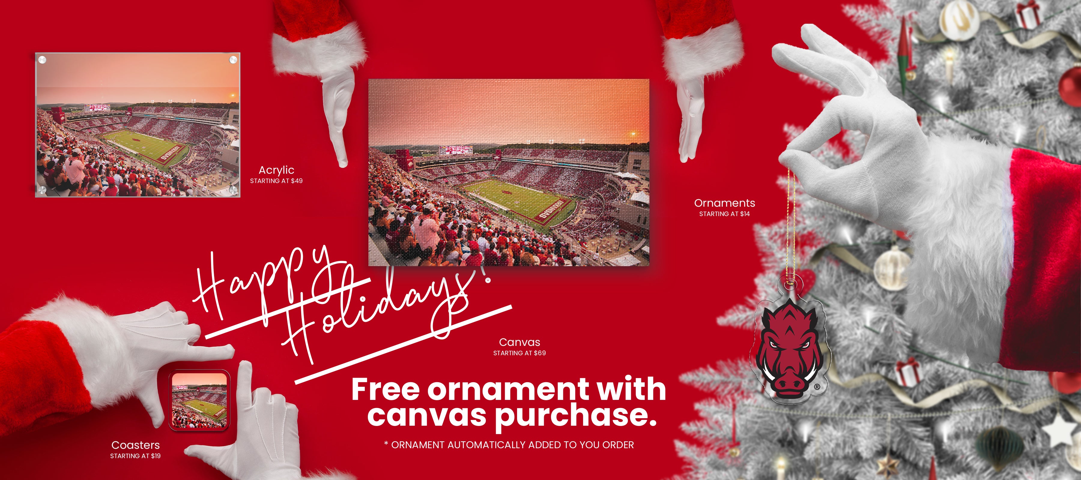 Arkansas Razorbacks - College Wall Art