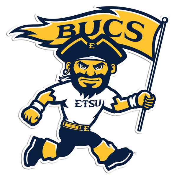 ETSU Bucs - Bucky Spirit Single Layer Dimensional Wall Art - College ...