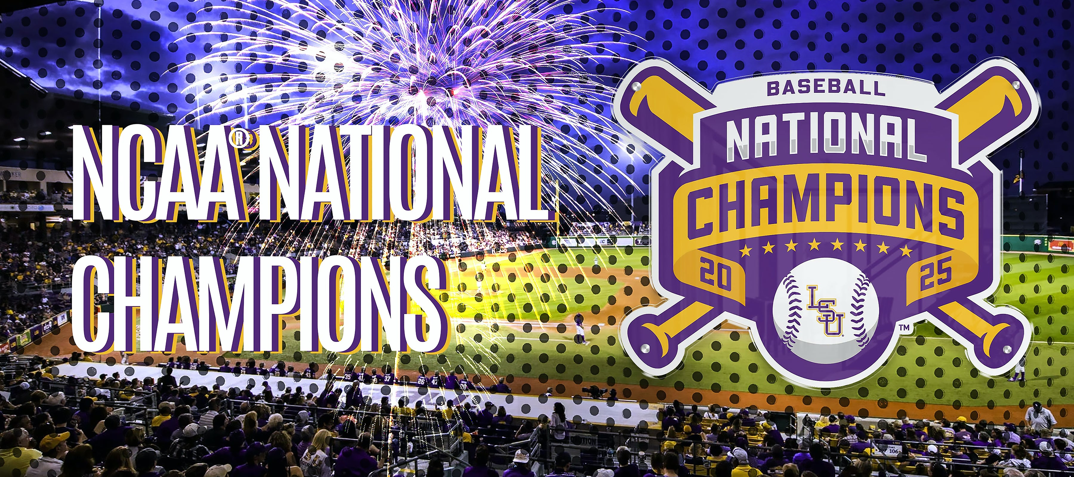 College Wall Art - Show Your Love For The LSU Tigers