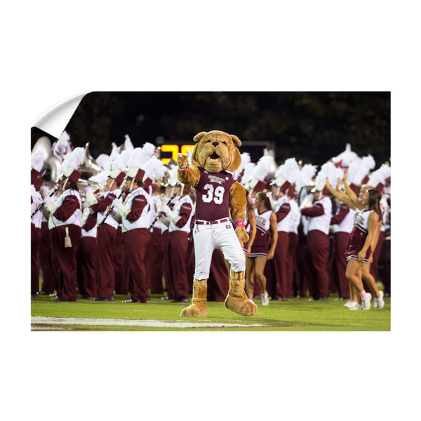 Mississippi State Bulldogs - Bully Mascot - MSU Mascot - College Wall Art