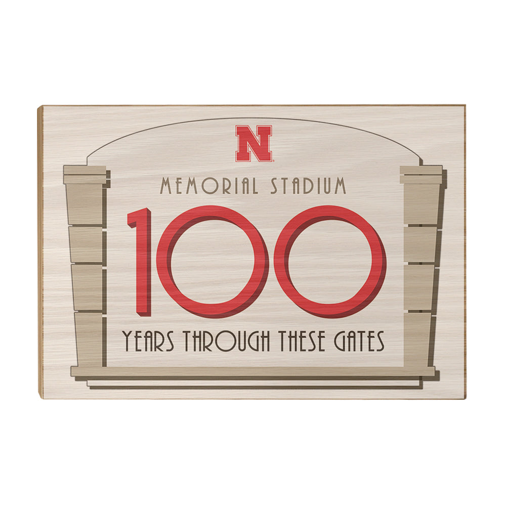 Nebraska Cornhuskers - Memorial Stadium 100 Years Through These Gates ...