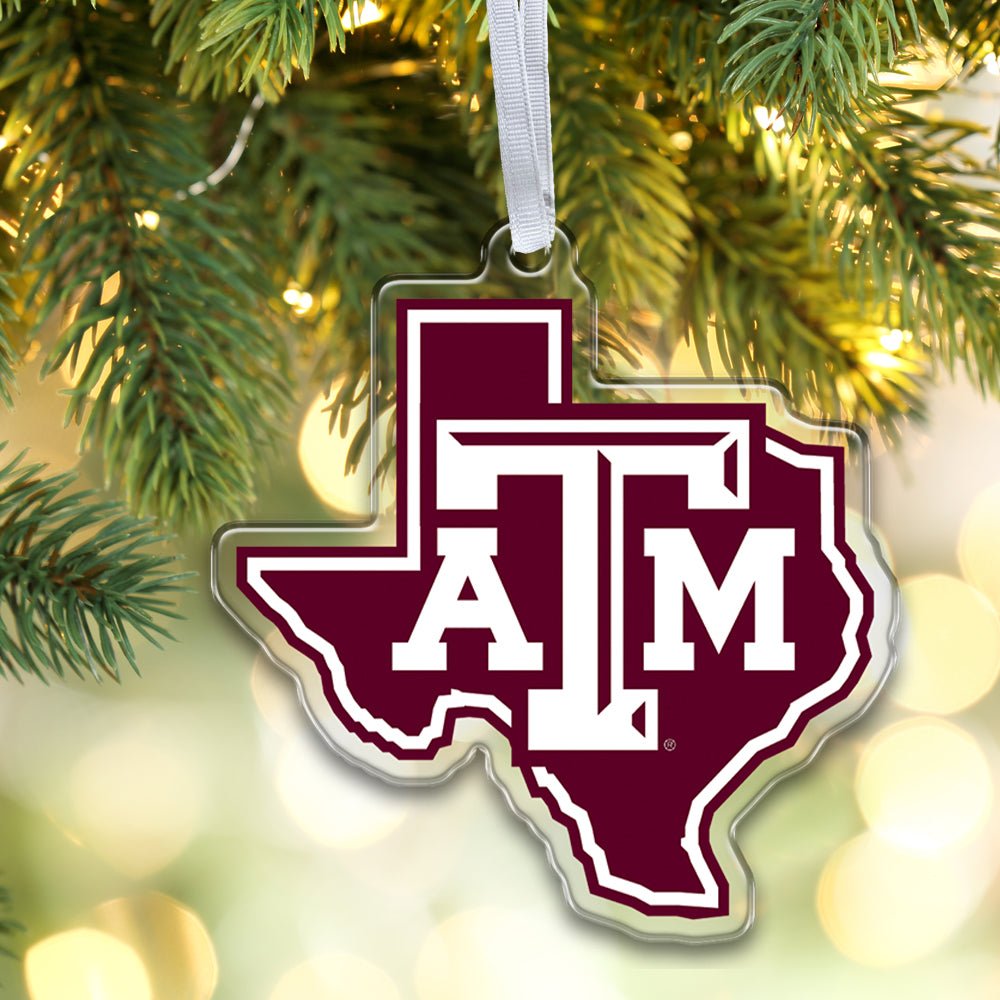Texas A&M Aggies - Texas A&M Christmas Ornament - College Wall Art