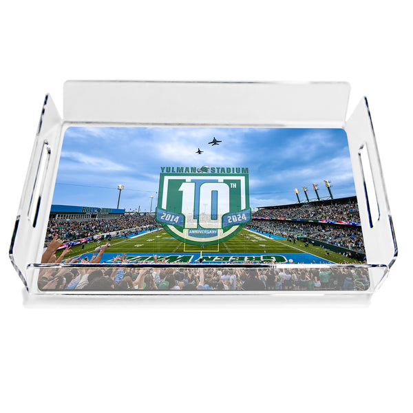 Tulane Green Wave - Serving Tray - College Wall Art