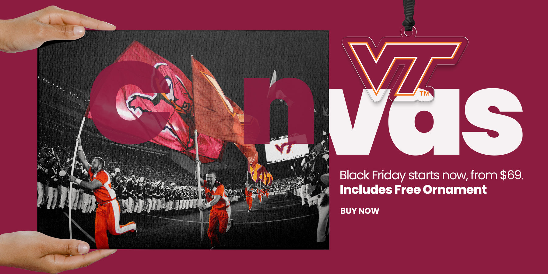 College Wall Art - Buy Art From The Virginia Tech Hokies