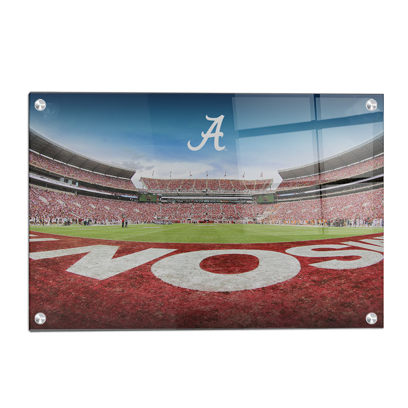 Alabama Crimson Tide - Bama End Zone - Bryant Denny - College Wall Art