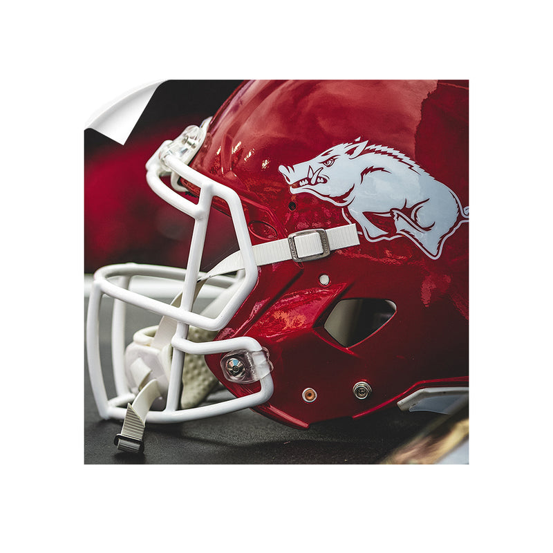 Arkansas Razorbacks - Razorback Football Helmet - College Wall Art
