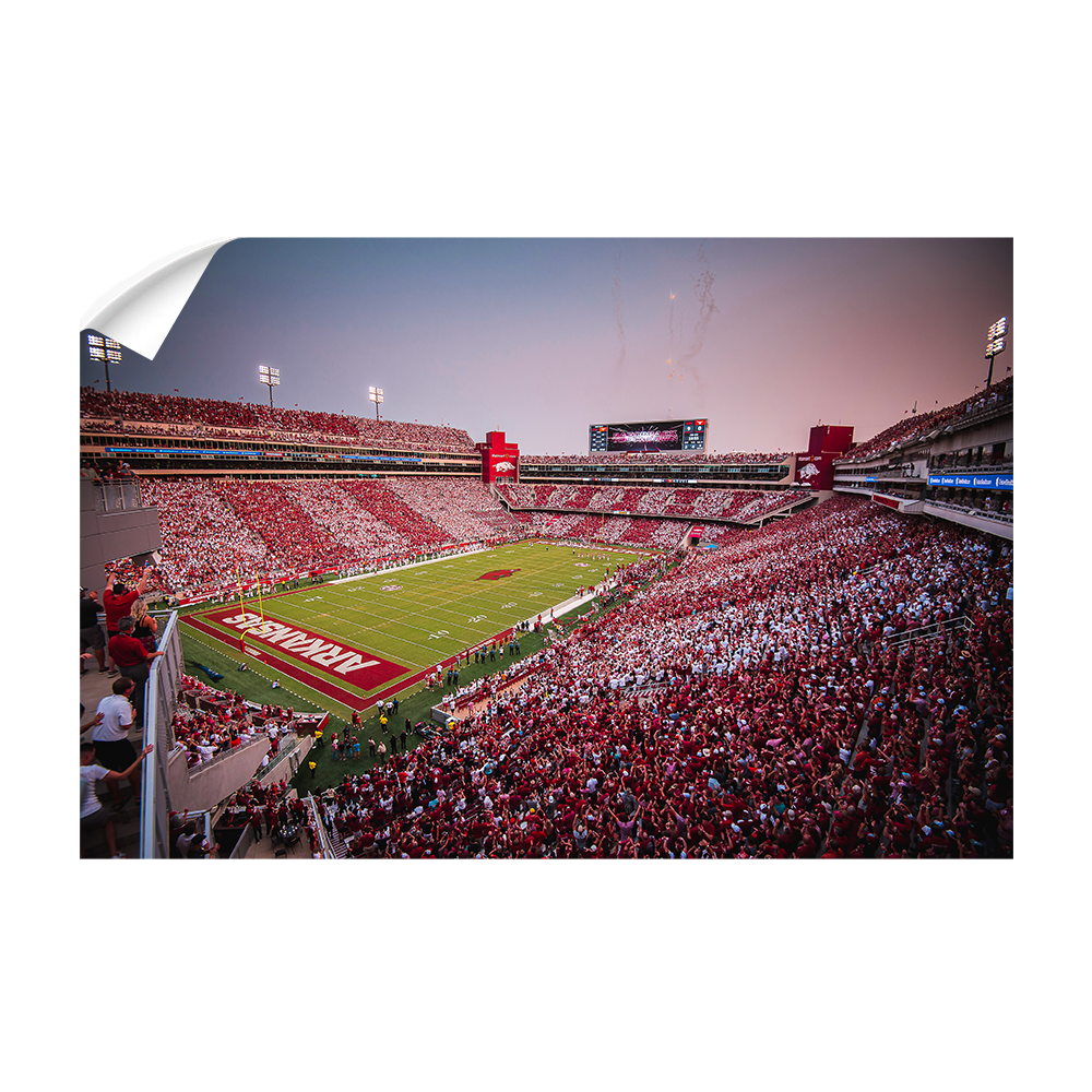 ARKANSAS RAZORBACKS - WALL DECAL - College Wall Art