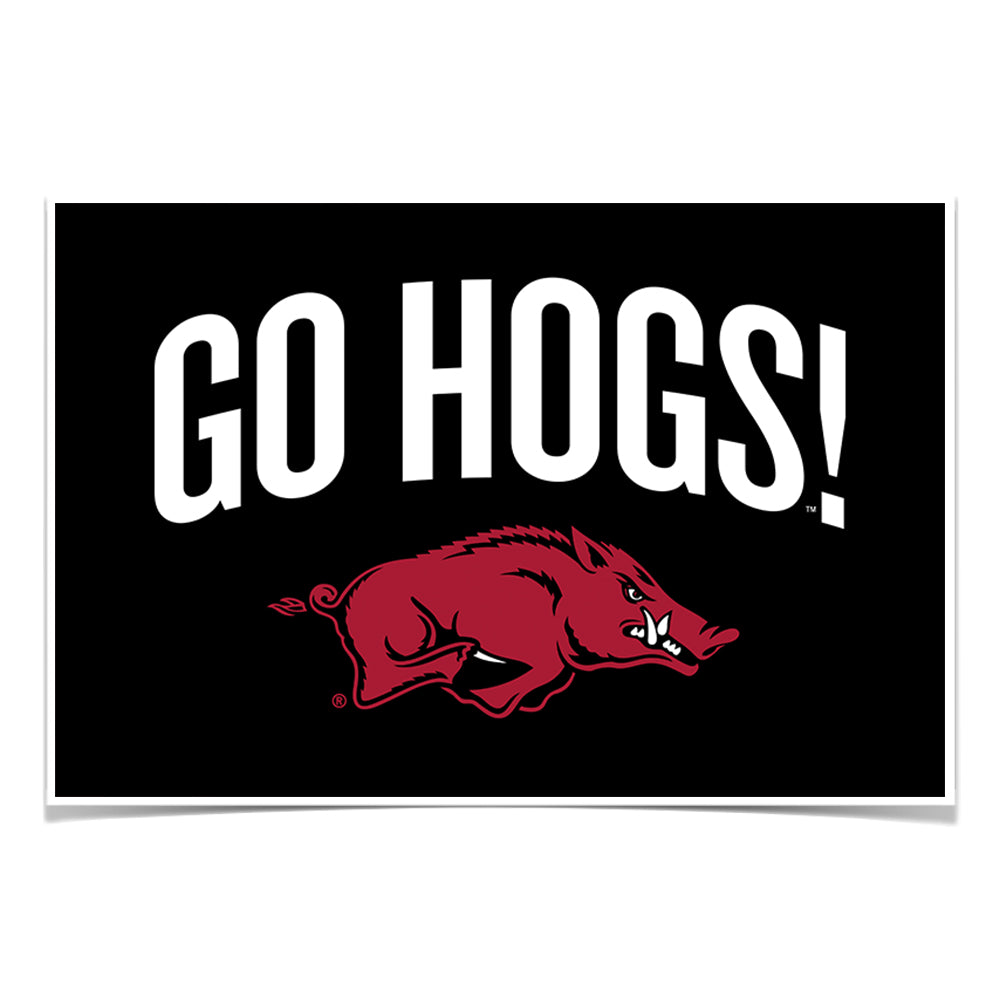 ARKANSAS RAZORBACKS - POSTER - College Wall Art
