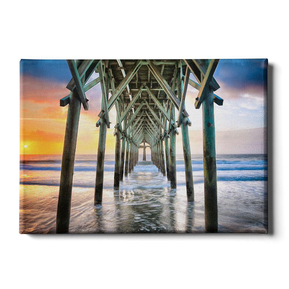 Destination - Key West Sunset - Canvas Photo Print Frame - College Wall Art