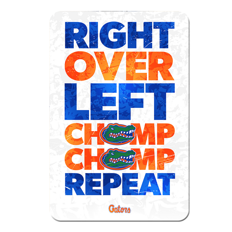 Florida-Gators-Chomp-Chomp-College-Wall-Art - College Wall Art