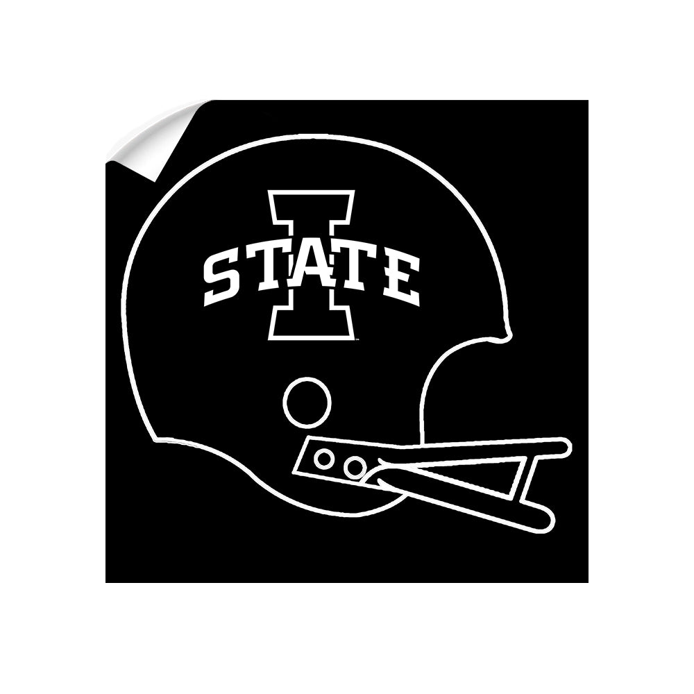 Black Iowa State Logo