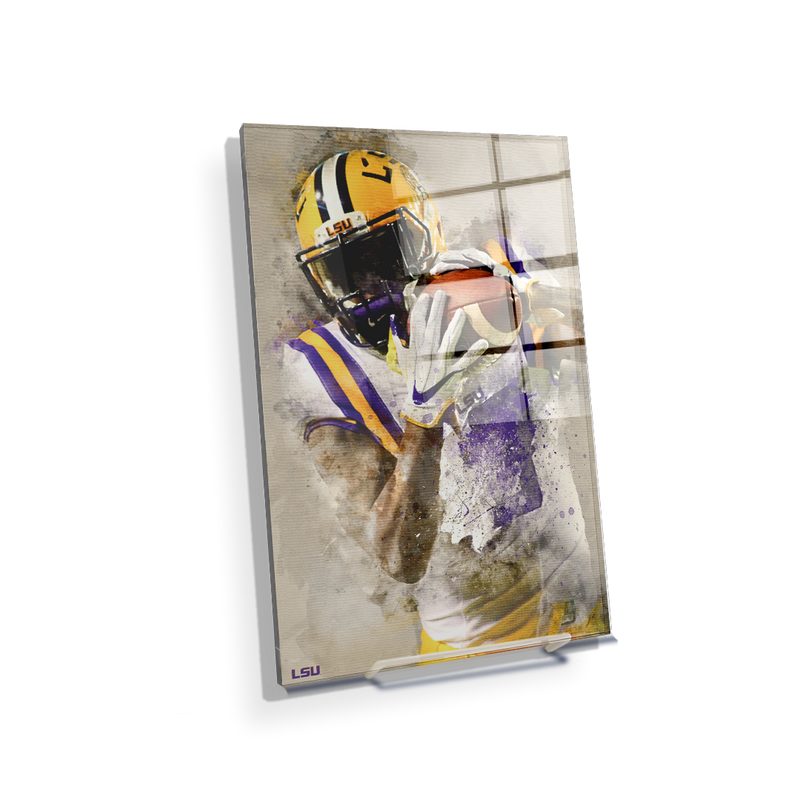 LSU Tigers - LSU Tigers Football - Watercolor - College Wall Art