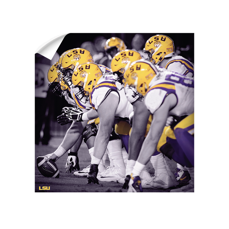 LSU Tigers - LSU Football - LSU Tigers Football - College Wall Art