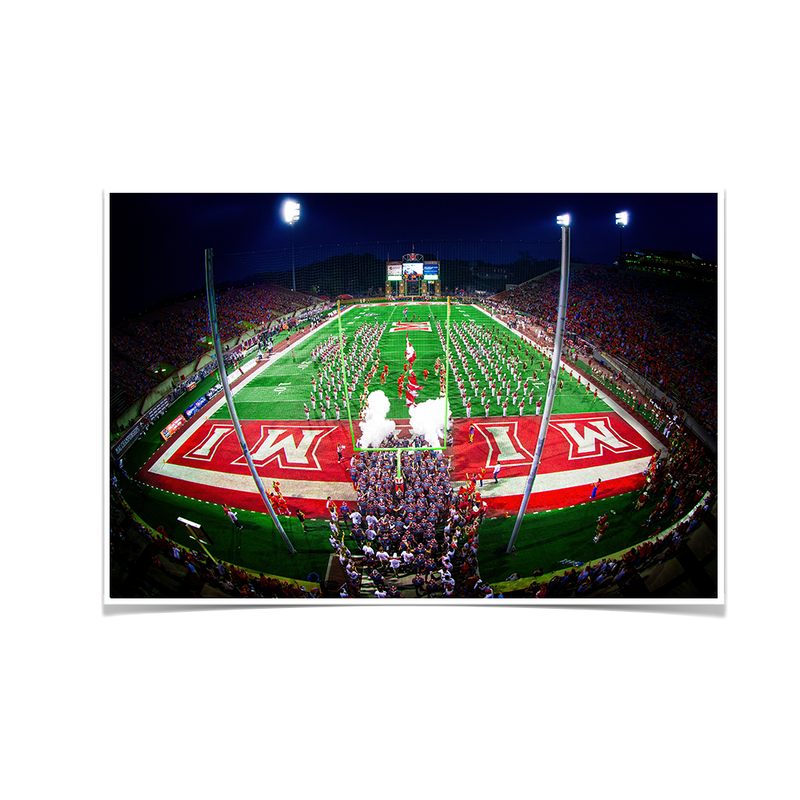 Miami Redhawks - Autumn Campus Officially Licensed Wall Art - College ...