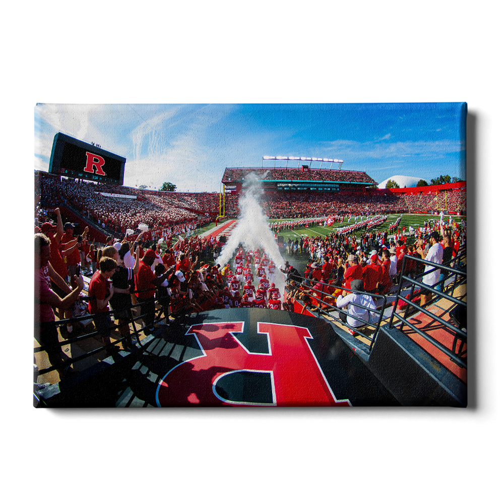 Rutgers Scarlet Knights - SHI Stadium - Fisheye View - College Wall Art