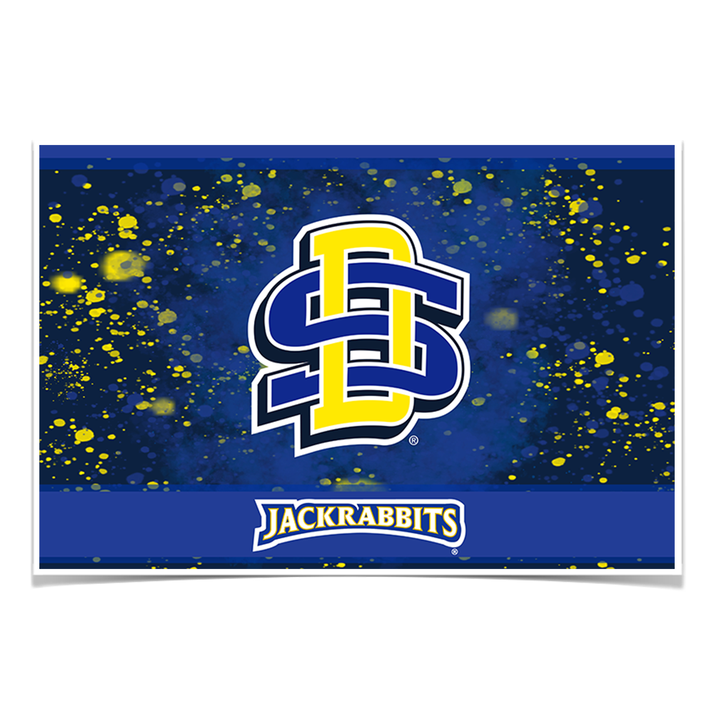 South Dakota State Jackrabbits Licensed Wall Art - College Wall Art
