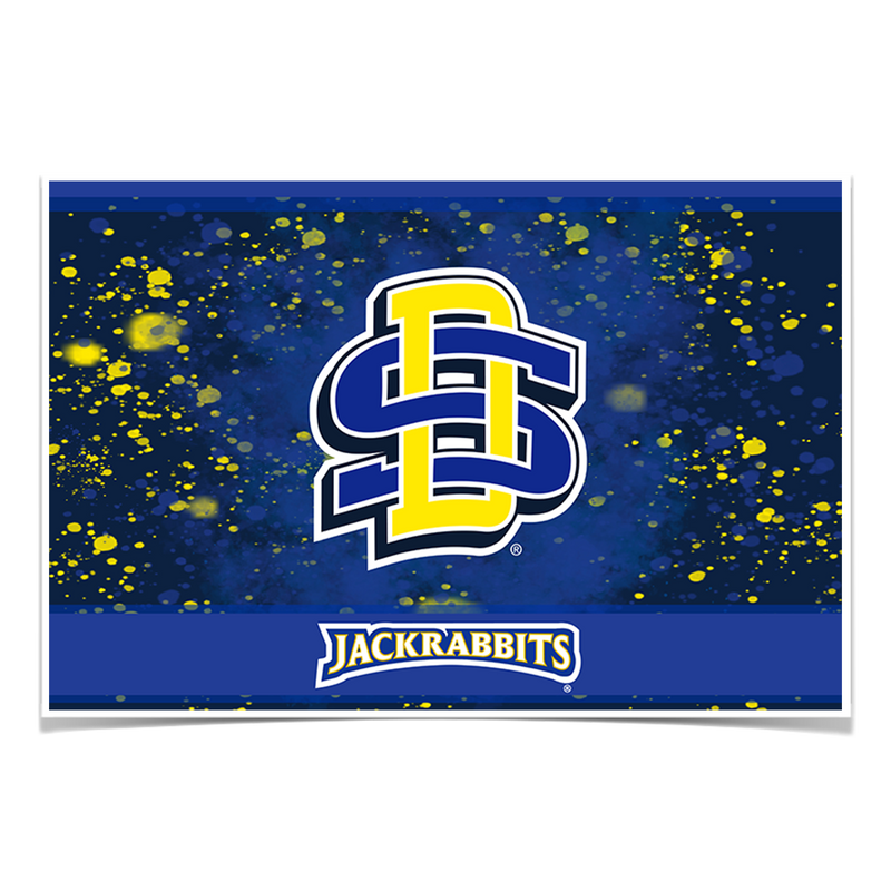 South Dakota State Jackrabbits Licensed Wall Art - College Wall Art