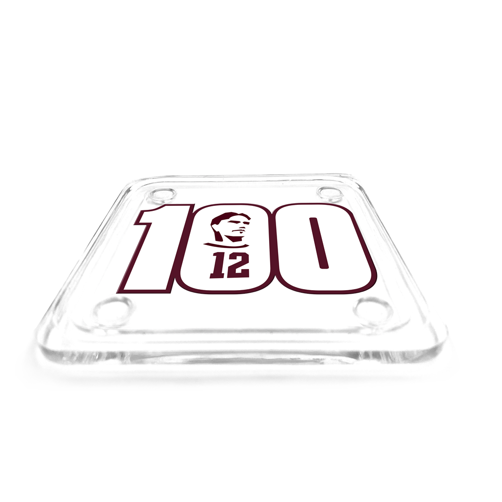 Texas A&M - 12th Man Logo - Texas A&M Drink Coaster - College Wall Art