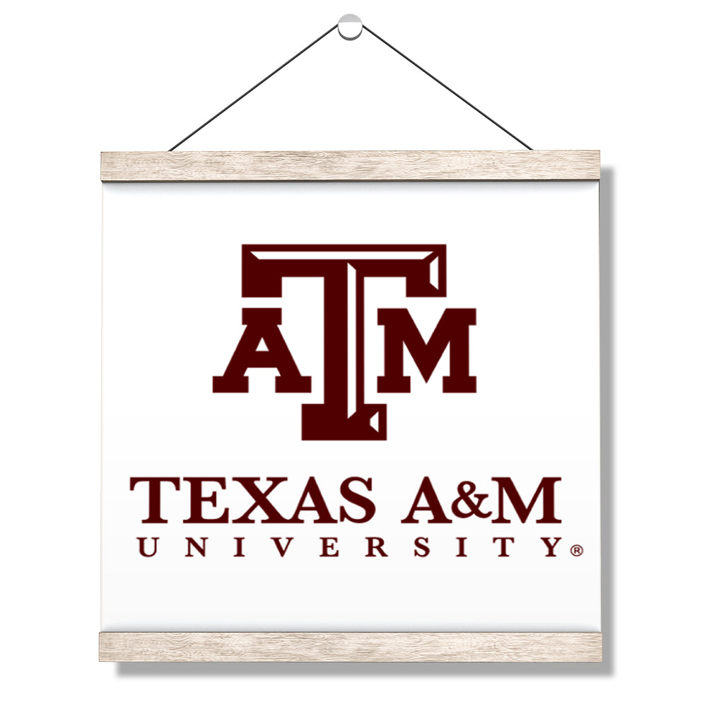 Texas A&M - TAM Stack Logo - College Wall Art