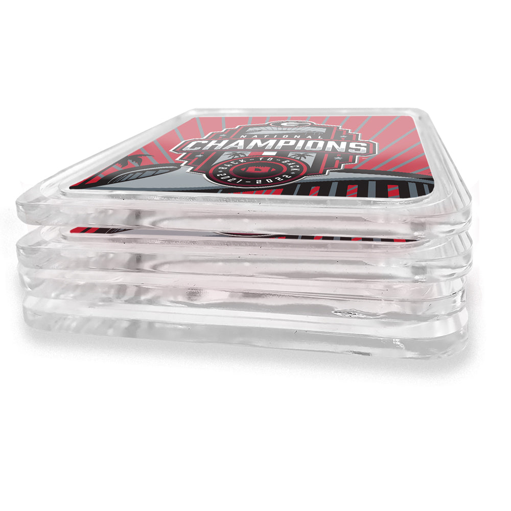 Georgia-Bulldogs-Georgia-National-Champions-SoFi-Stadium-Drink-Coaster ...