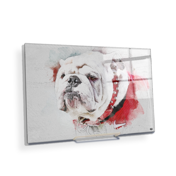 Georgia Bulldogs-Uga Painting-College Wall Art