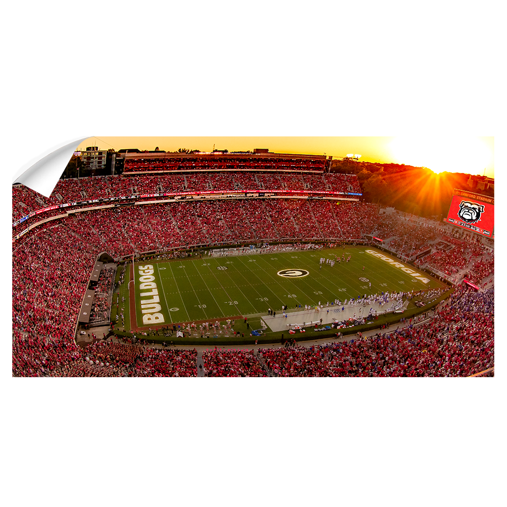 Georgia Bulldogs - Sanford Stadium - Georgia Bulldogs Prints - College ...