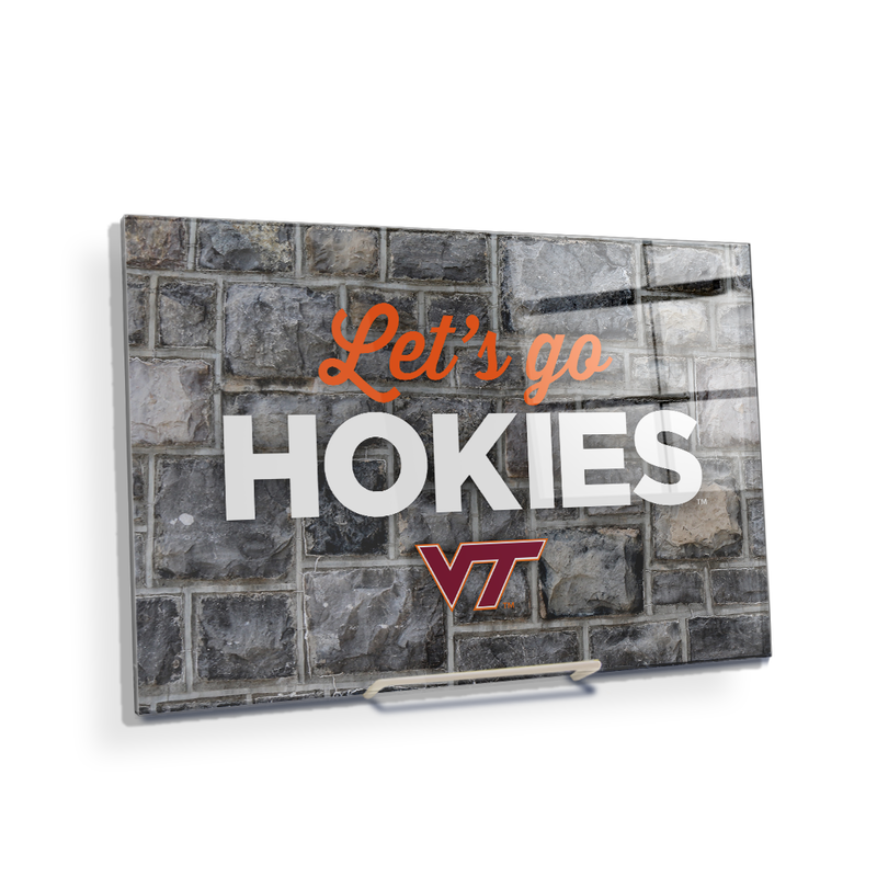 Virginia Tech Hokies - Let's go Hokies - VT - College Wall Art