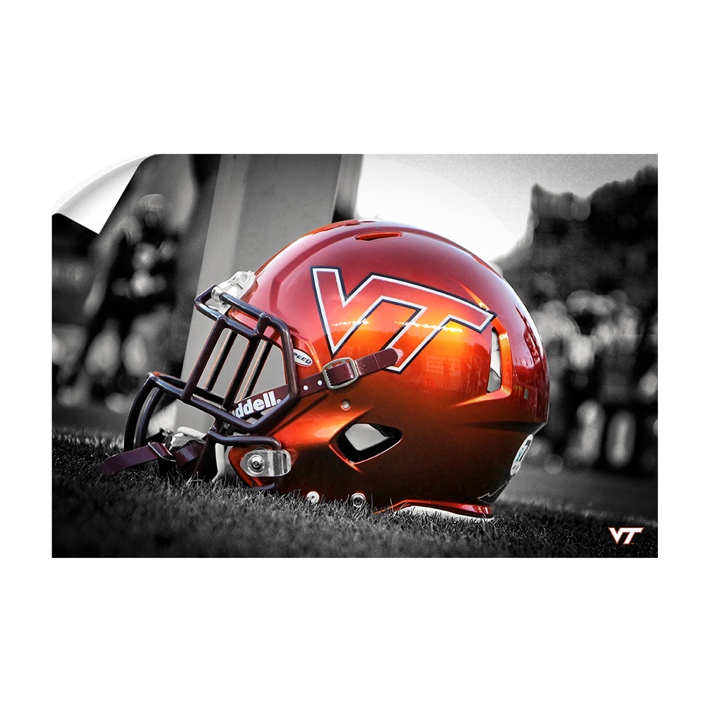 Virginia Tech Hokies - VT Helmet - VT Football - College Wall Art