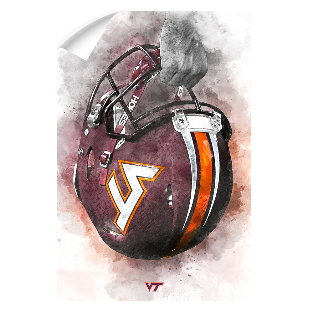 Virginia Tech Hokies - Battle Ready Hokie Wall Art - College Wall Art