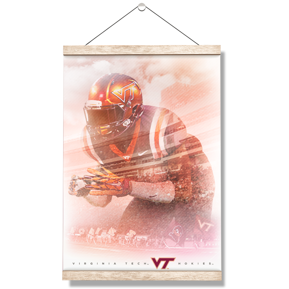 Virginia Tech Hokies "Let's Go VT Hokies" Officially Licensed Wall Art ...