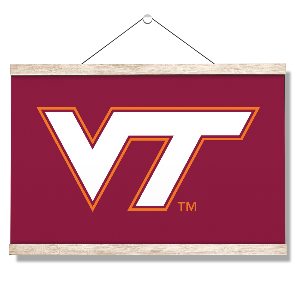 Virginia Tech Hokies - VT Logo - Virginia Tech Logo - College Wall Art
