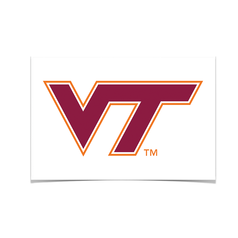 Virginia Tech Hokies - VT Logo - College Wall Art