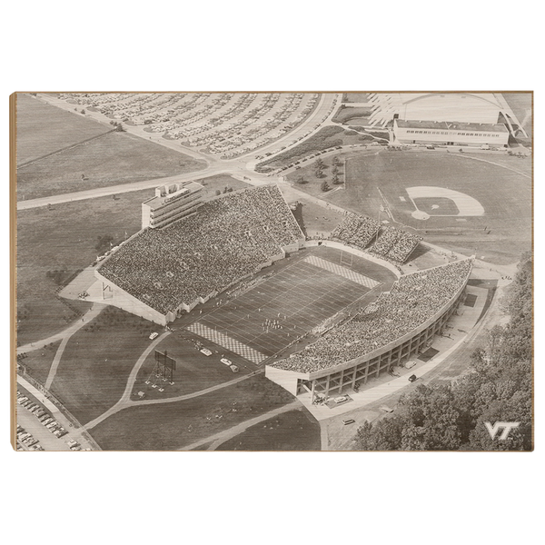 Virginia Tech Hokies - Lane Stadium - Vintage Lane Stadium - Virginia ...